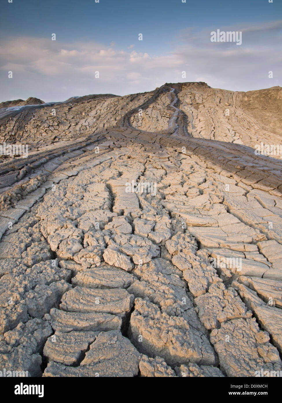 Azerbaijan, East, Asia, Caucasus, Quobustan, mud volcano, dry, Rissem ...