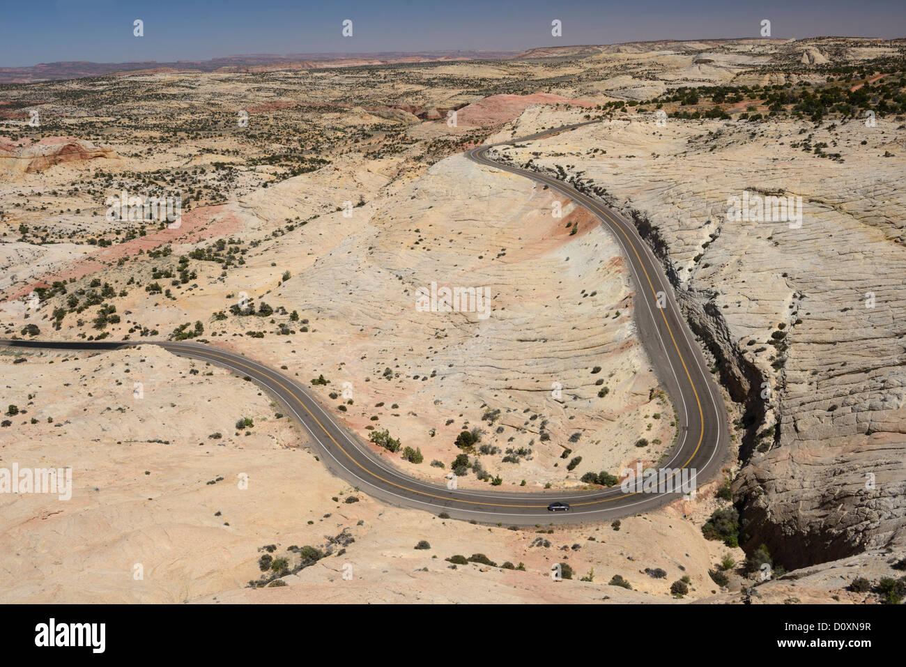 America, USA, United States, Colorado Plateau, Utah, slickrock, highway ...
