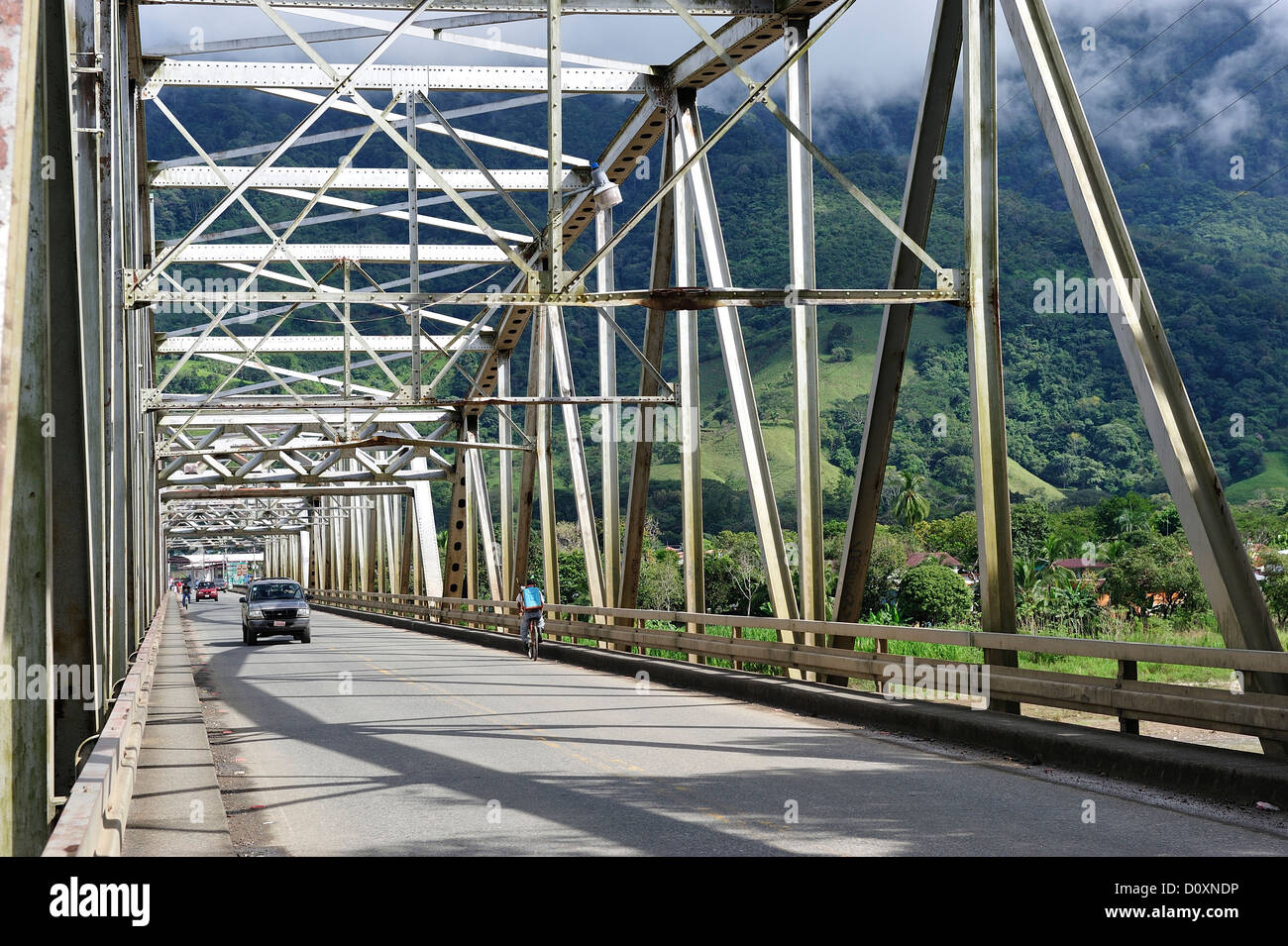 Central America, Costa Rica, bridge, highway, Dominical Stock Photo - Alamy