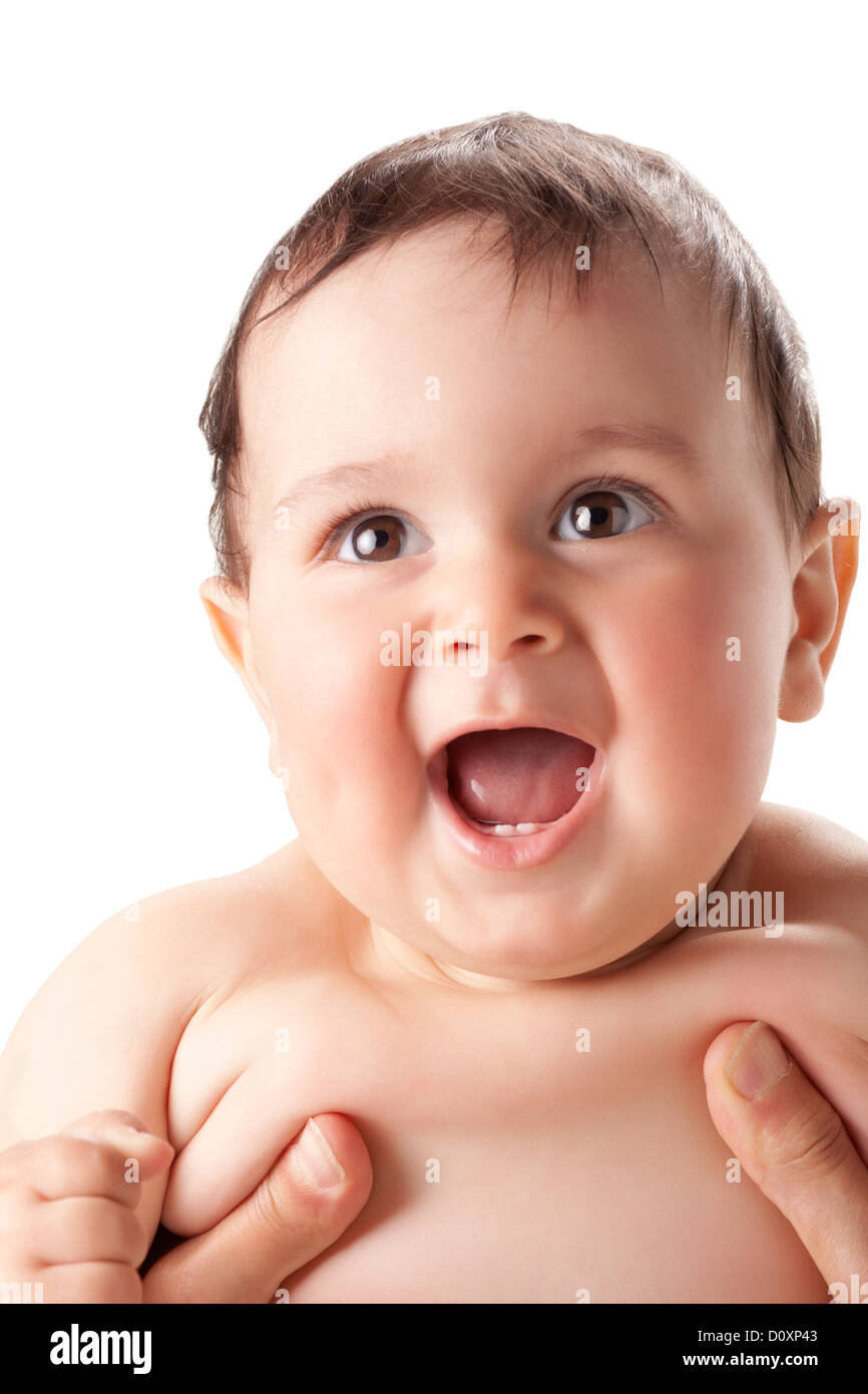 Cheerful Bright Blue Eyes High Resolution Stock Photography and Images ...