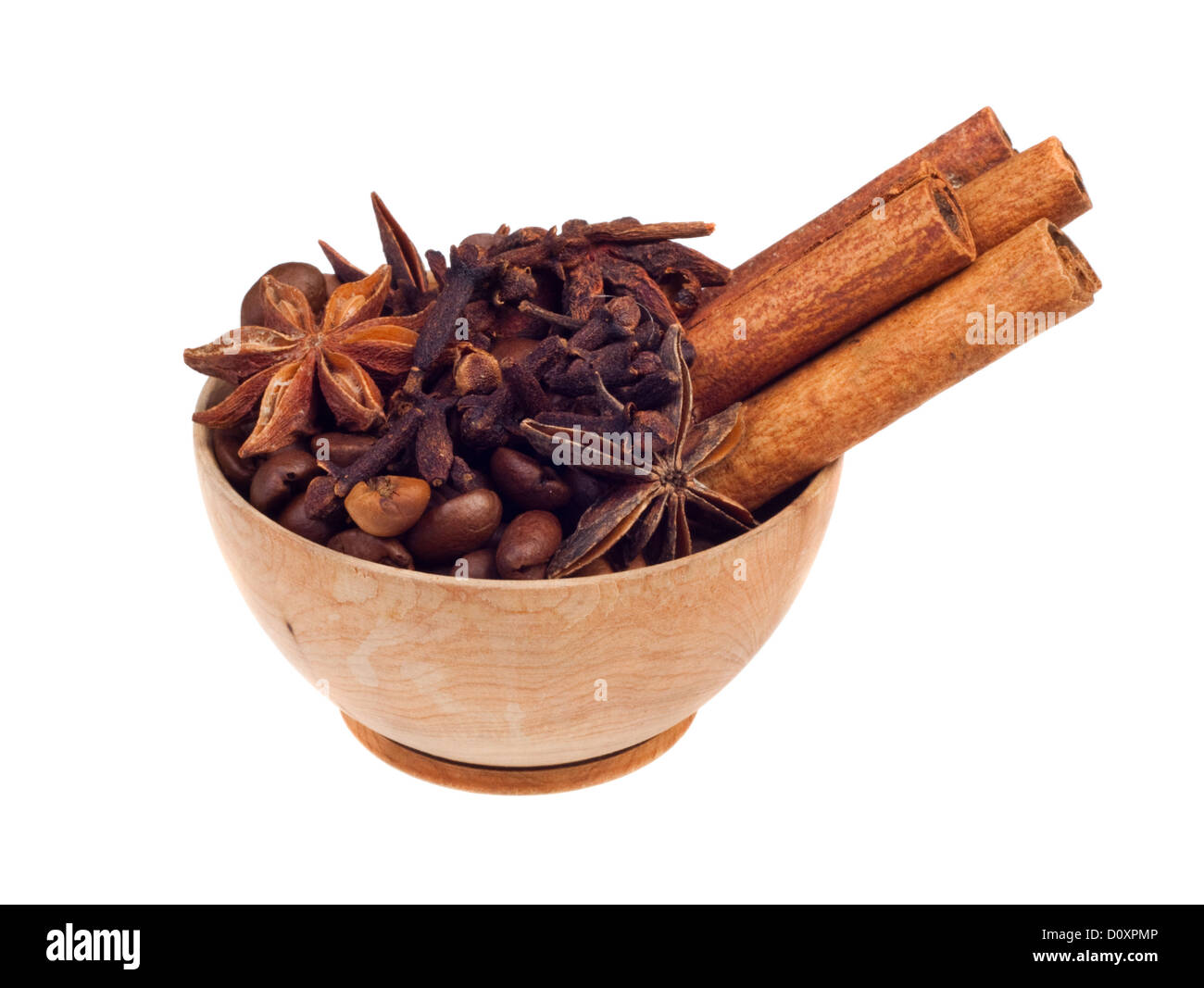 Indian spices and star anise cinnamon Cut Out Stock Images & Pictures ...