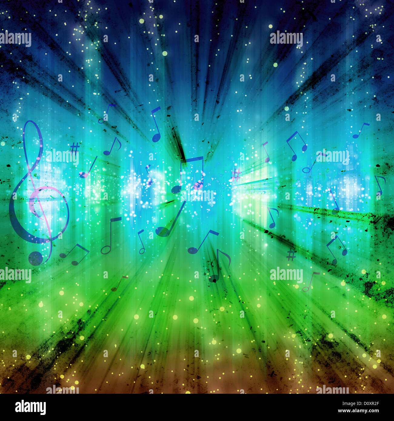 Vibrant music background flowing hi-res stock photography and images ...
