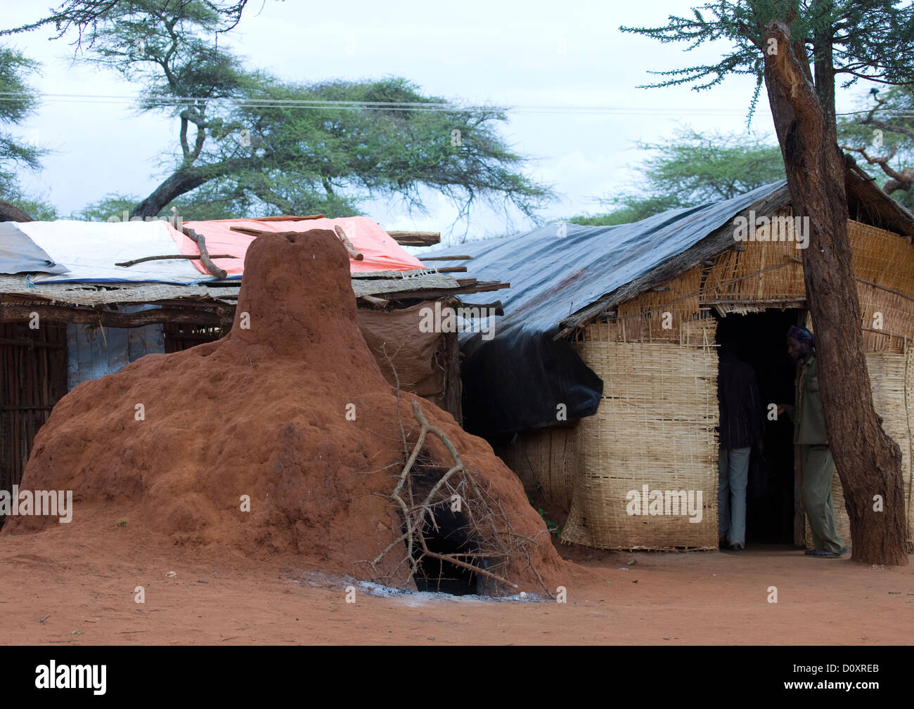 Oven Made Out Of A Termite Mount, Yabello, Omo Valley, Ethiopia Stock ...