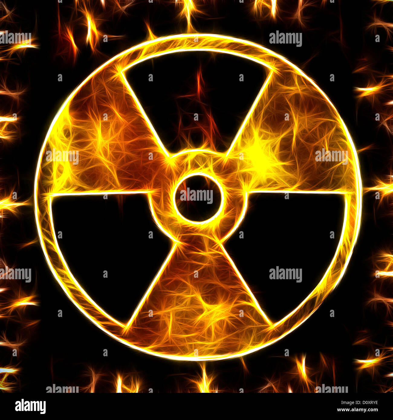 sign of radiation Stock Photo - Alamy