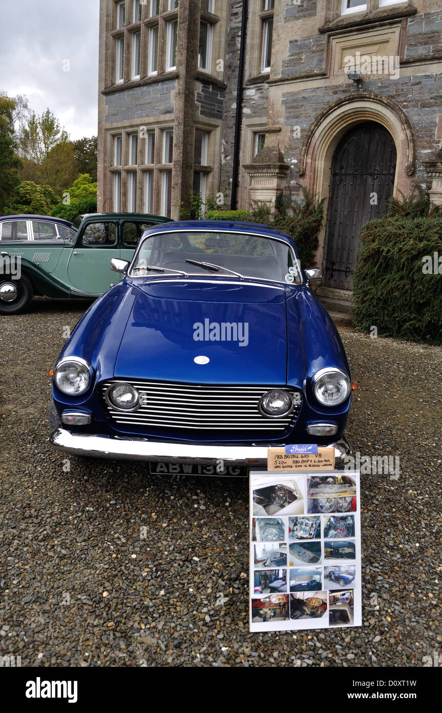 Classic 1968 Bristol 410 V8 5.2 litre car at pembrokeshire county run ...