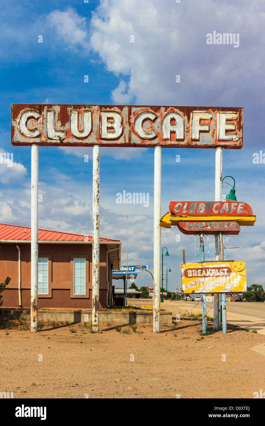old restaurant sign Stock Photo - Alamy