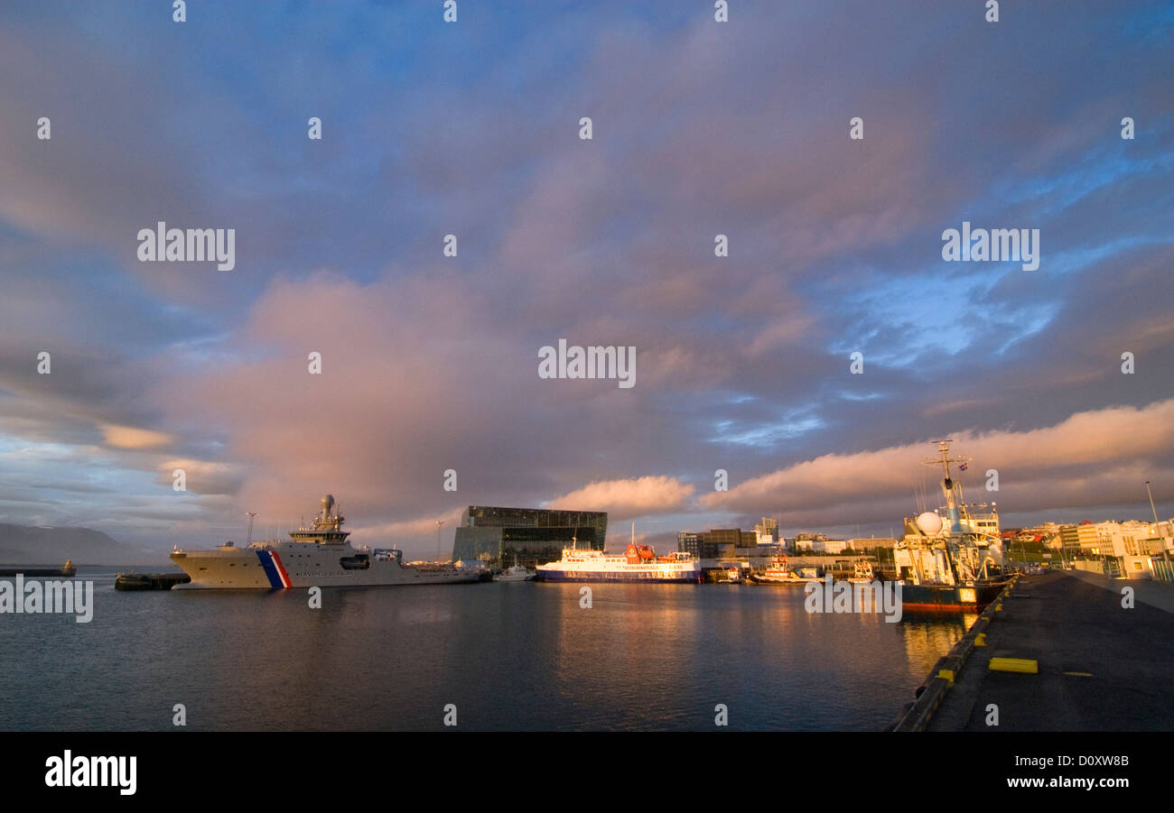Reykjavik harbour, Iceland Stock Photo - Alamy