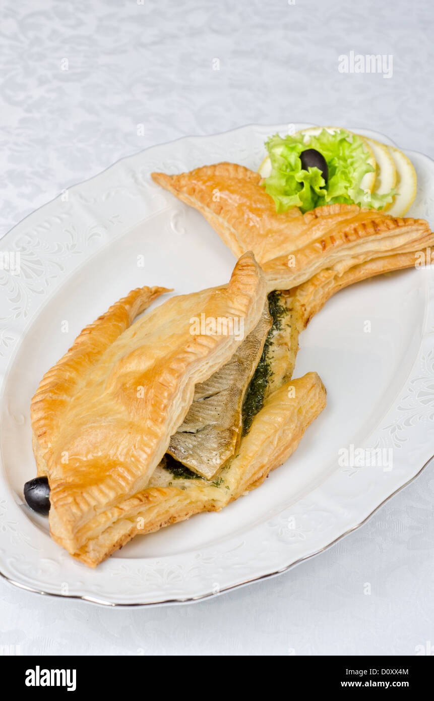 tasty dish of trout fish Stock Photo - Alamy