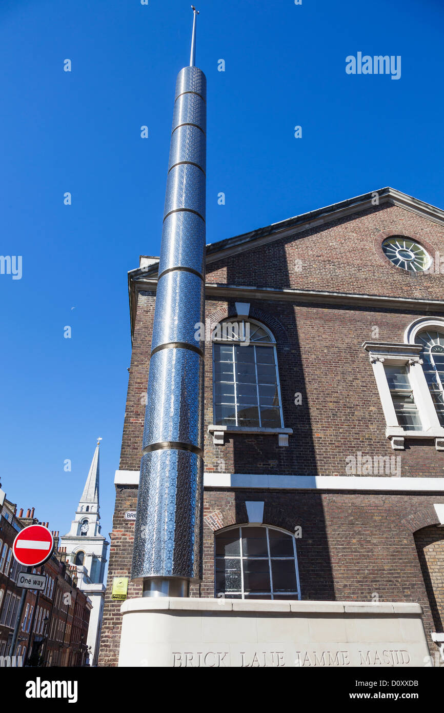 England, London, Whitechapel, Brick Lane, The Jamme Masjid Mosque Stock ...