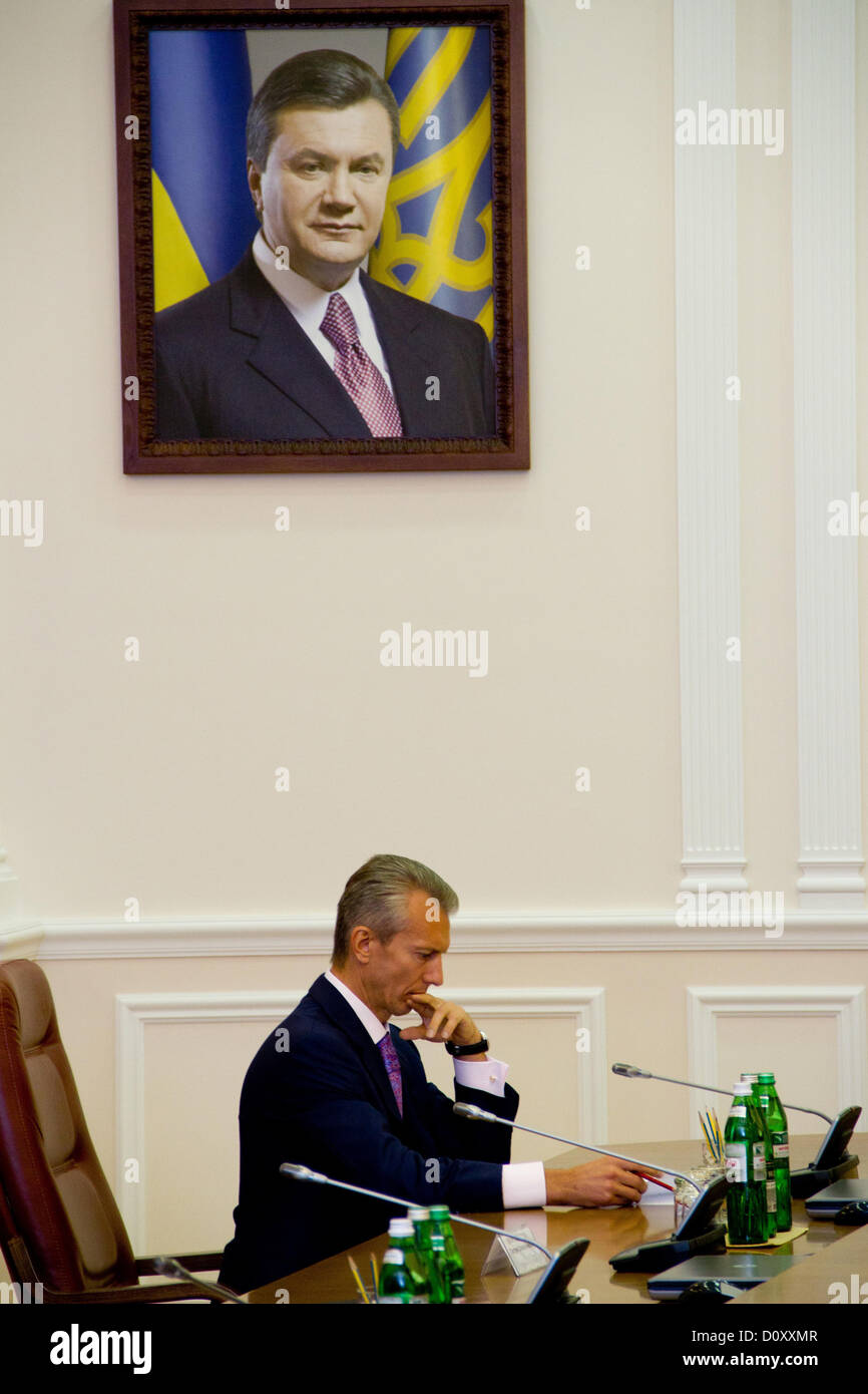 Sept. 18, 2012 - Kiev, Ukraine - September 09,2012. Pictured: First ...