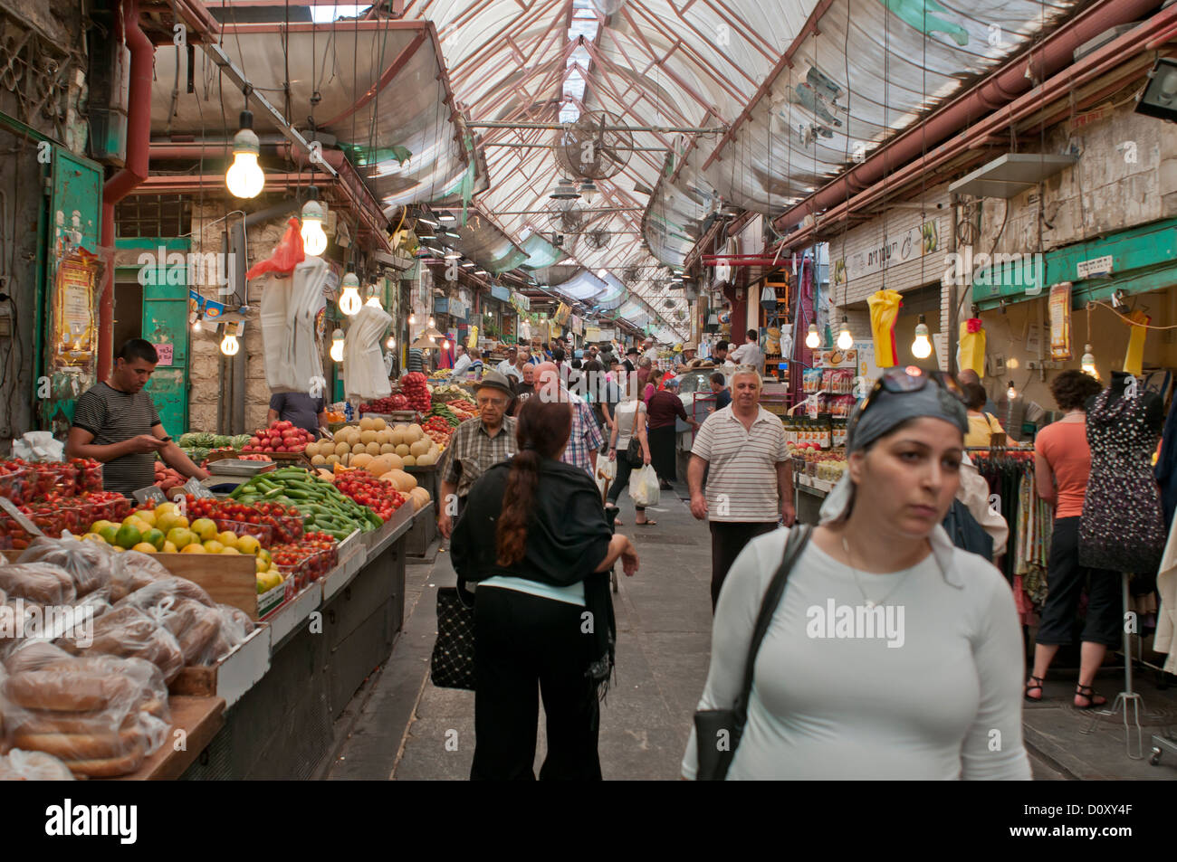 Mahaneh Yehuda market. Jerusalem Stock Photo - Alamy