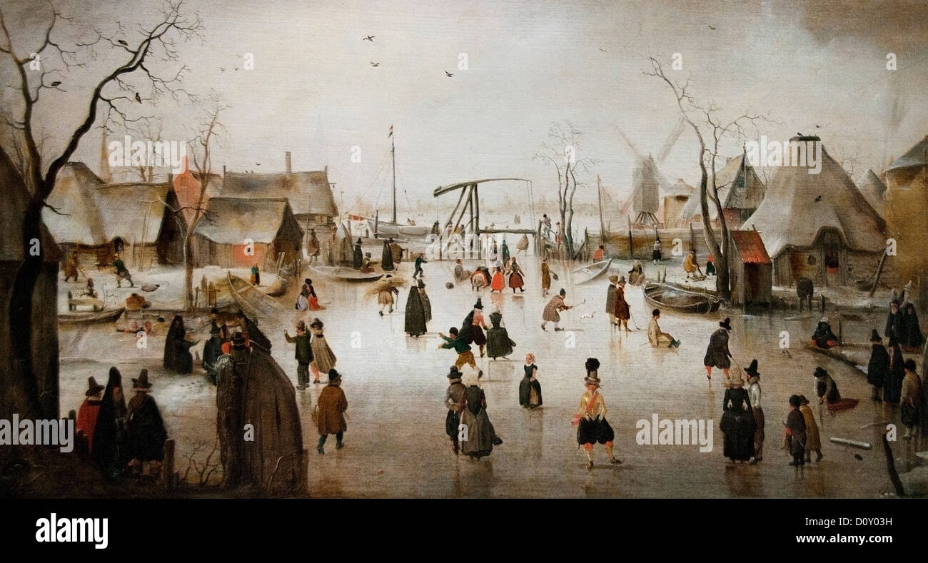 Ice Skating Painting