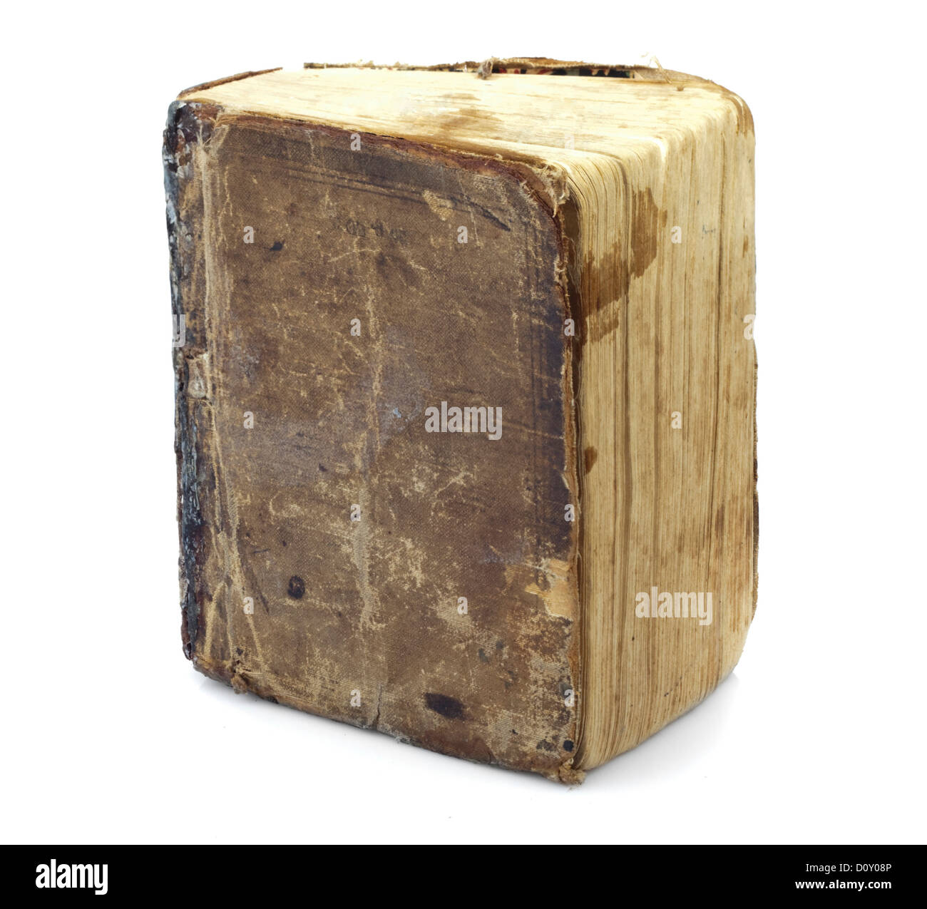 Old tattered book cover hi-res stock photography and images - Alamy