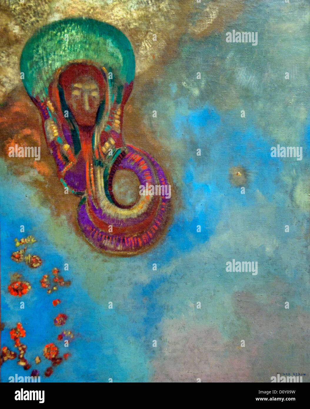 Oannes 1905 Odilon Redon 1840-1916 France French Stock Photo - Alamy