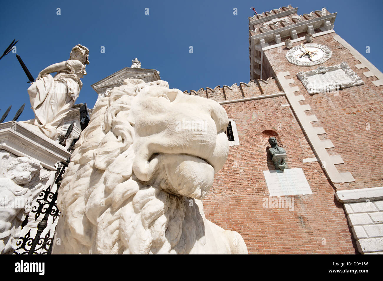 Statue, Venice, Italy Stock Photo - Alamy