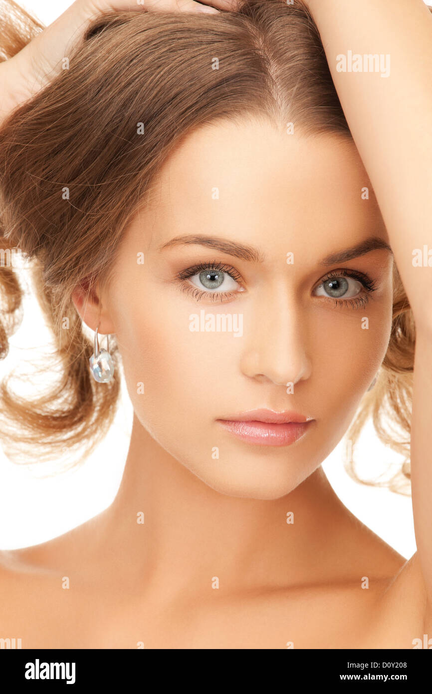 beautiful woman with long hair Stock Photo - Alamy