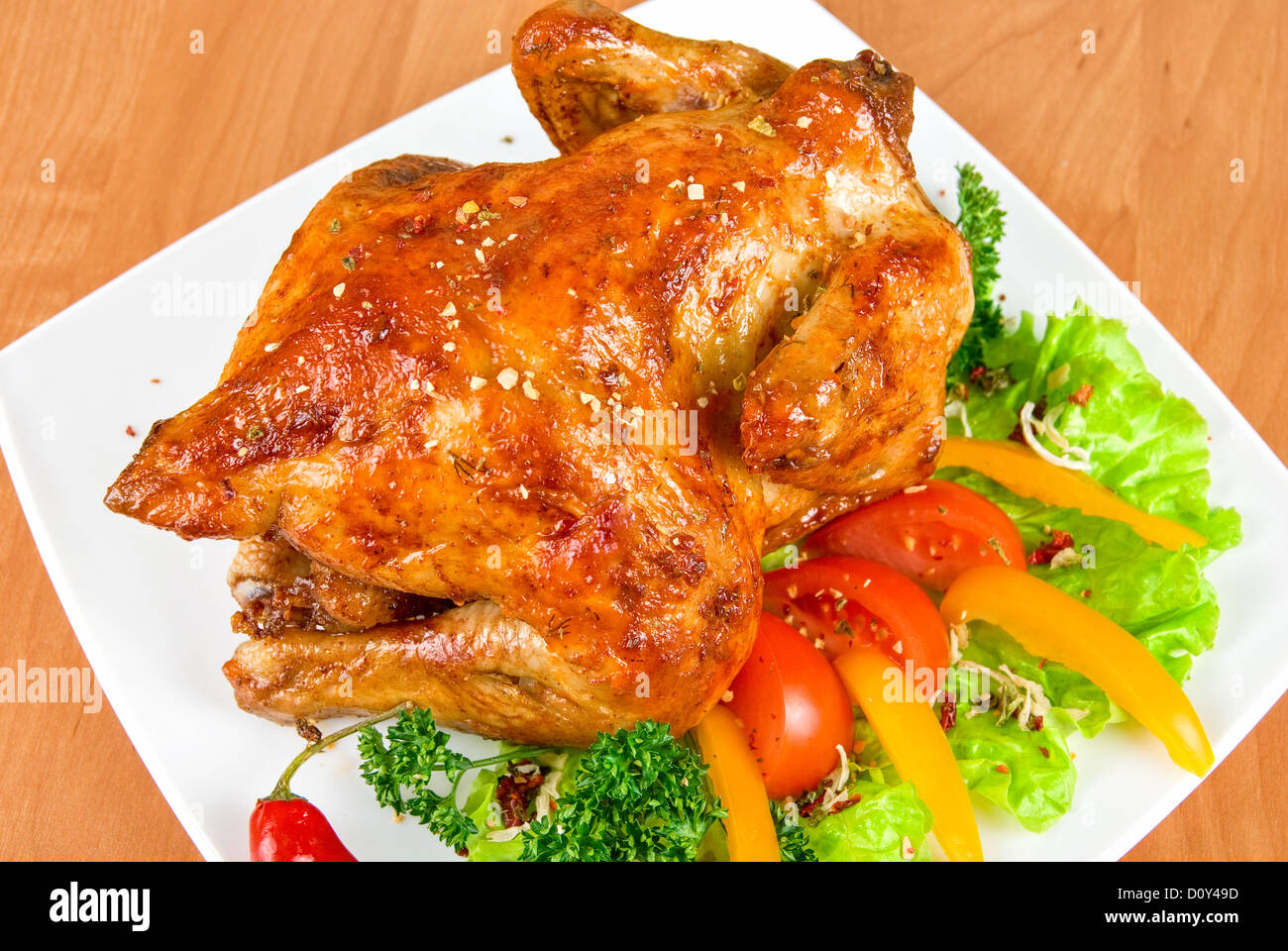 Food tray golden roasted hi-res stock photography and images - Alamy