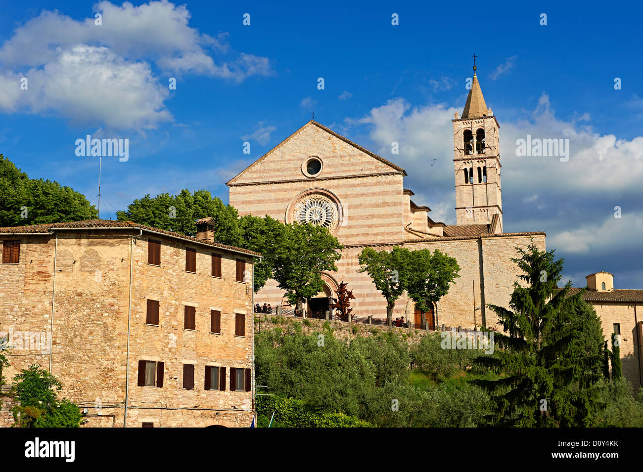The Basilica of Saint Clare (Basilica di Santa Chiara), Assisi Italy ...