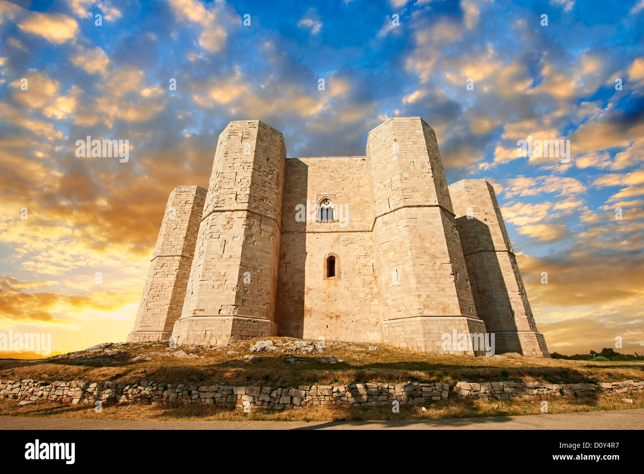 The Medieval Castel del Monte ( Castle of the Mount ) Apulia, Italy. A ...