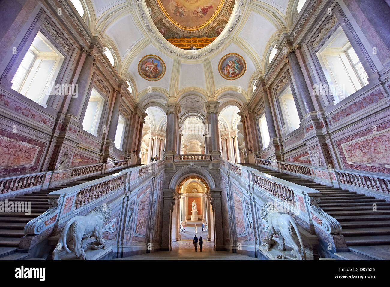 The Baroque Honour Grand Staircase entrance to the Bourbon Kings of ...
