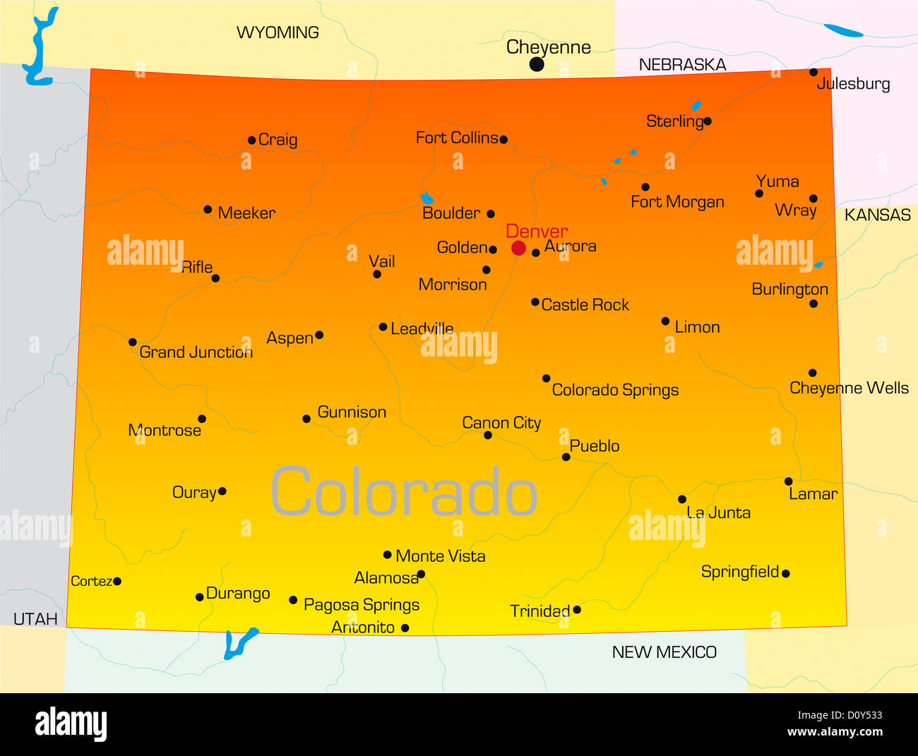 Colorado Arizona Map
