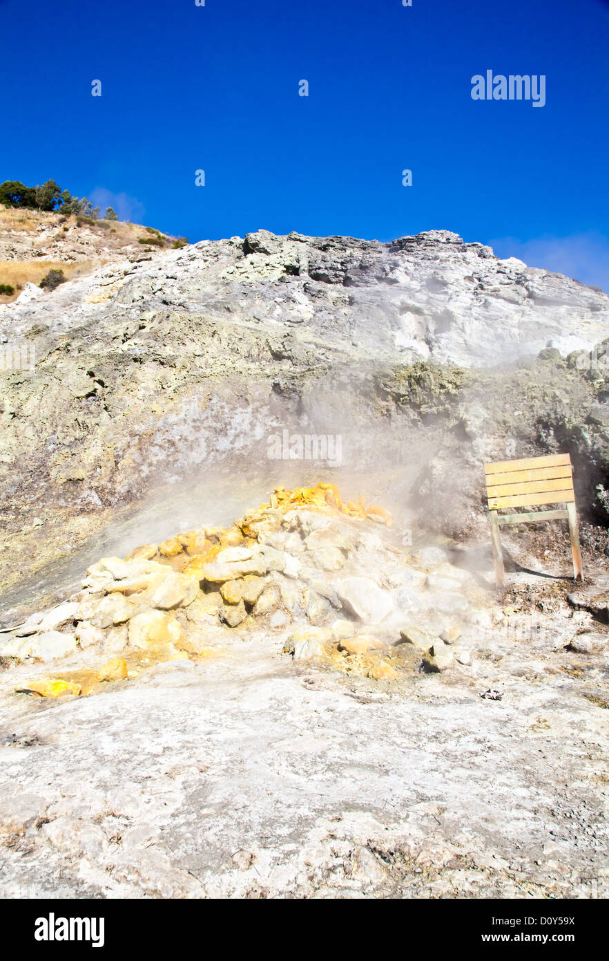 Solfatara - volcanic crater Stock Photo - Alamy