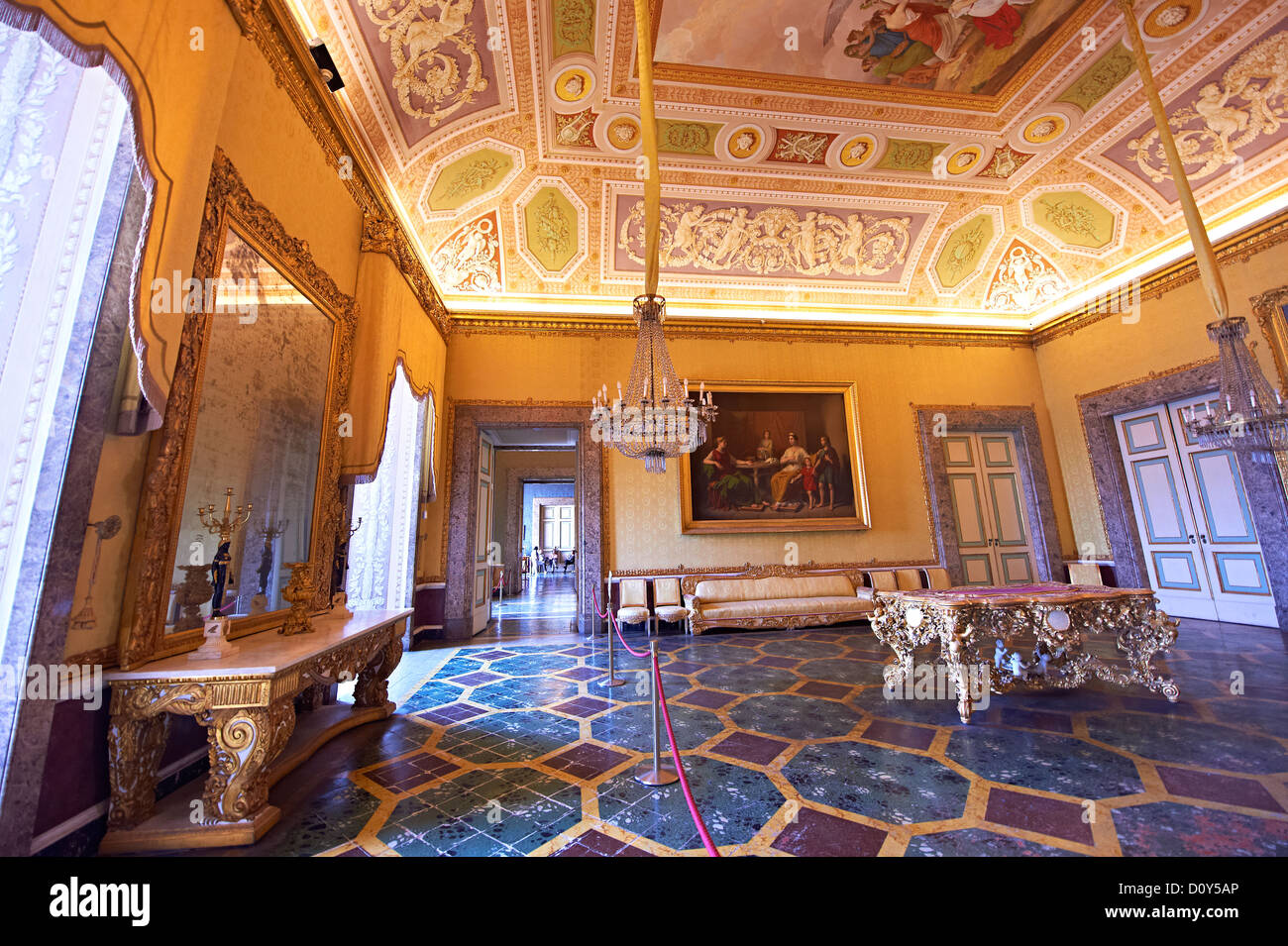 "The Antichamber to the bedroom of Francis II". The vault of the room ...