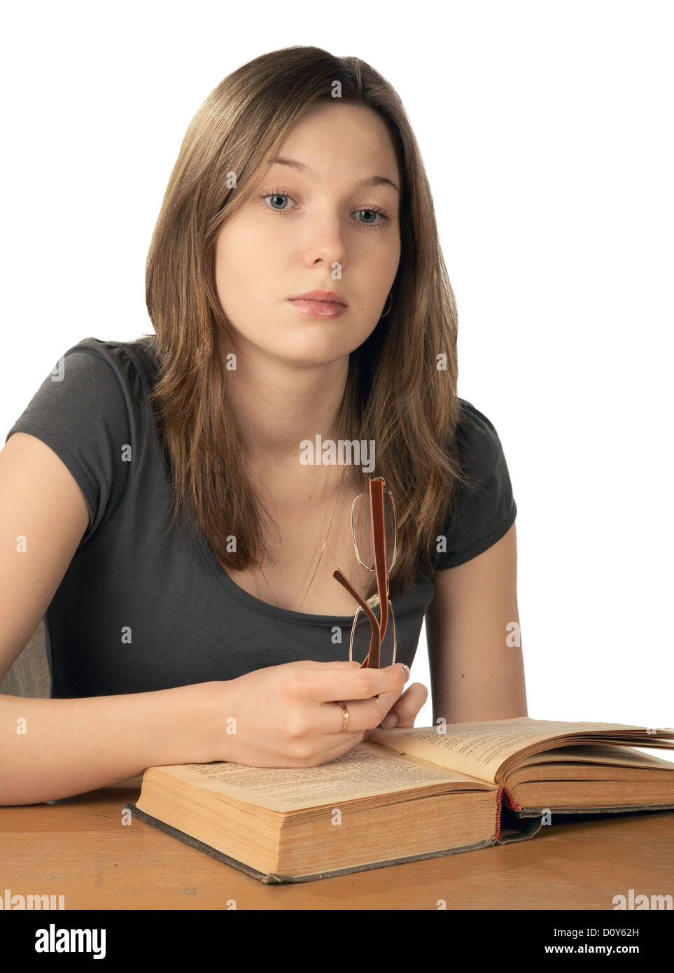 Girl reads book hi-res stock photography and images - Alamy