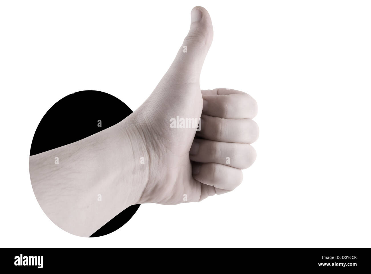 Victory hand sign signal Cut Out Stock Images & Pictures - Alamy
