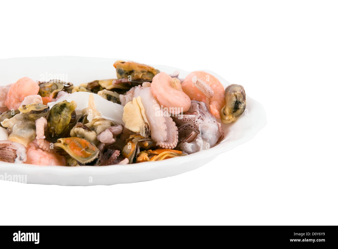 Cocktail squid meat seafood hi-res stock photography and images - Alamy