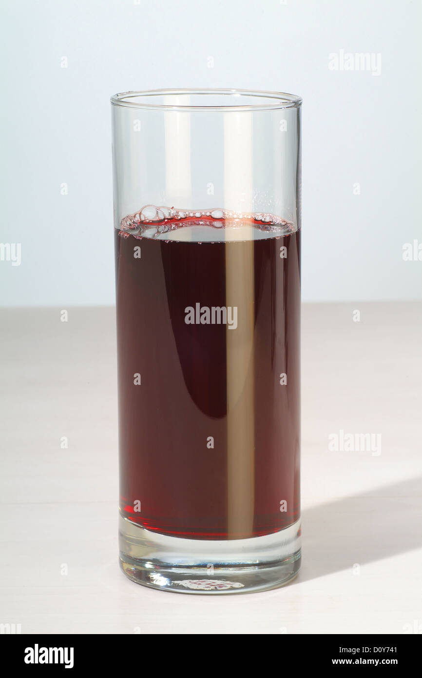 Hamburg, Germany, a glass of red juice Stock Photo - Alamy