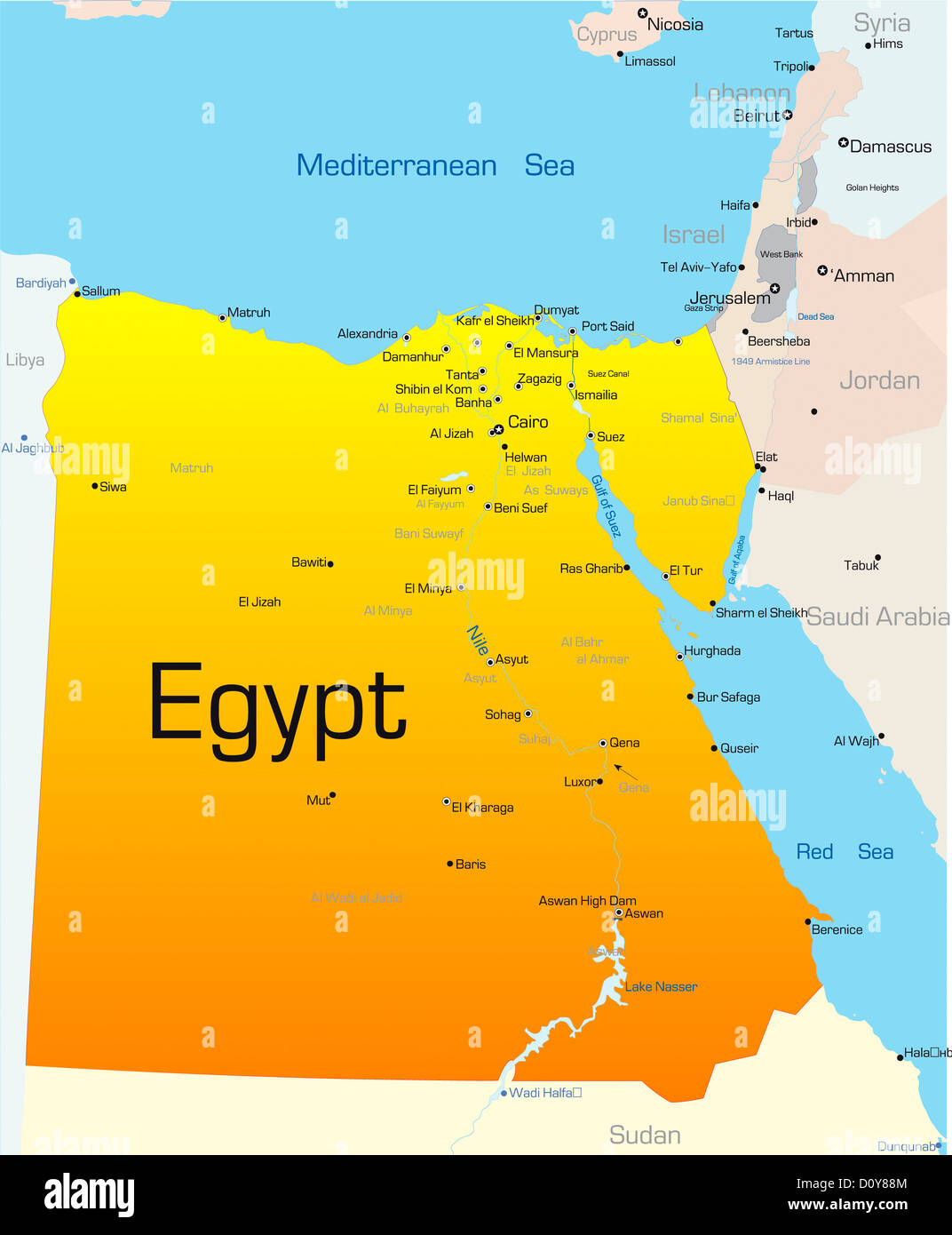 Egypt western sahara flag hi-res stock photography and images - Alamy