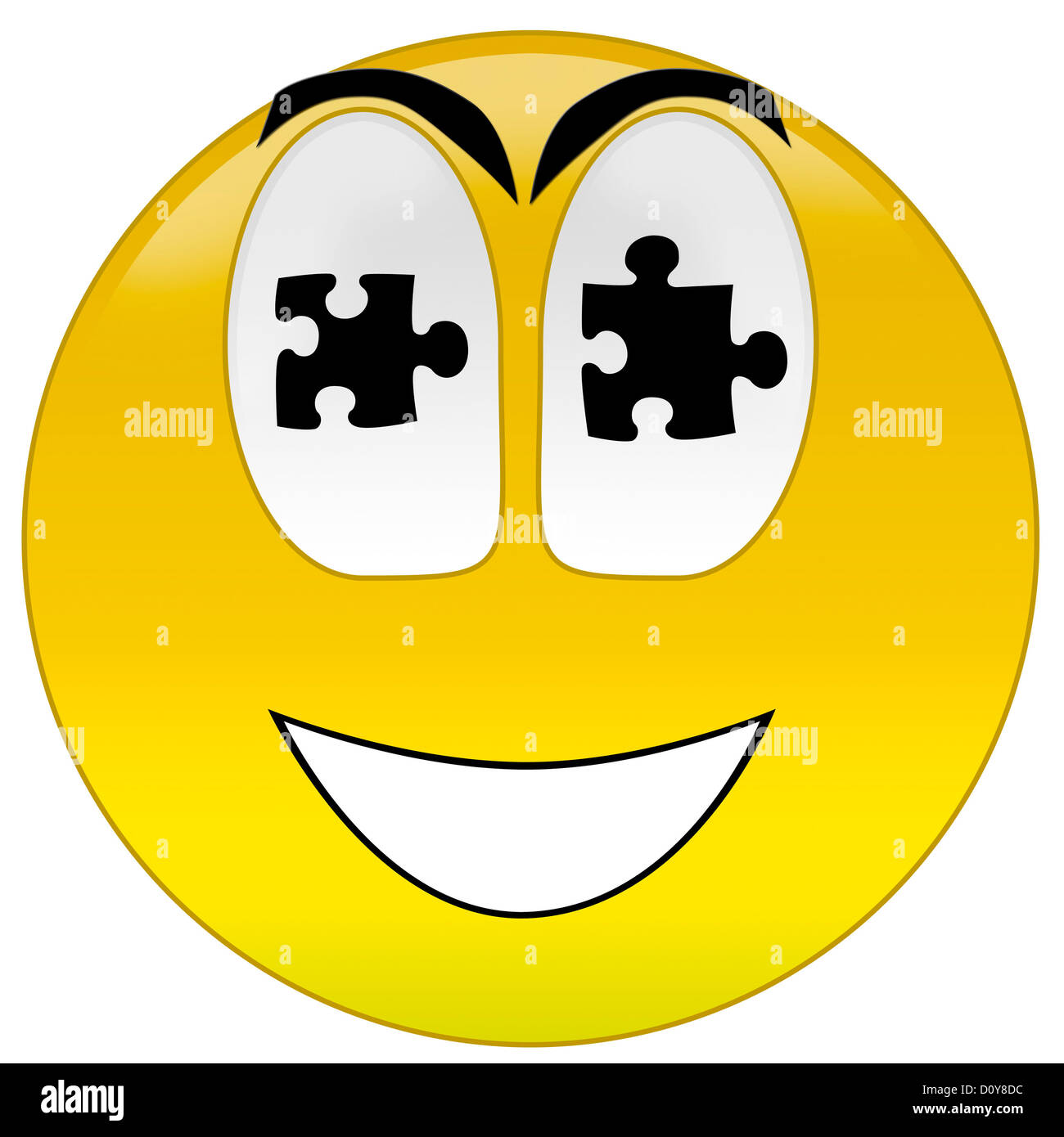 Smiley face puzzle hi-res stock photography and images - Alamy