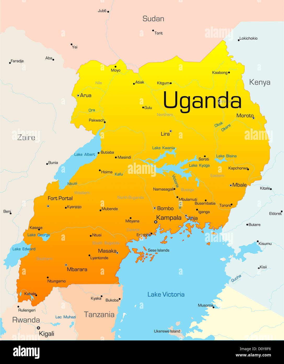 Rwanda tanzania border hi-res stock photography and images - Alamy