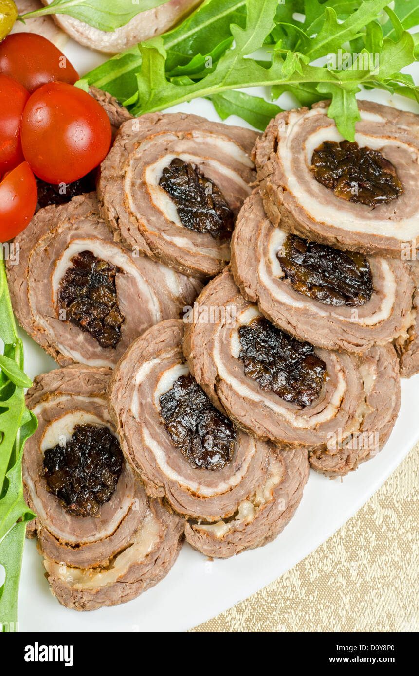 meat tenderloin with prune Stock Photo - Alamy