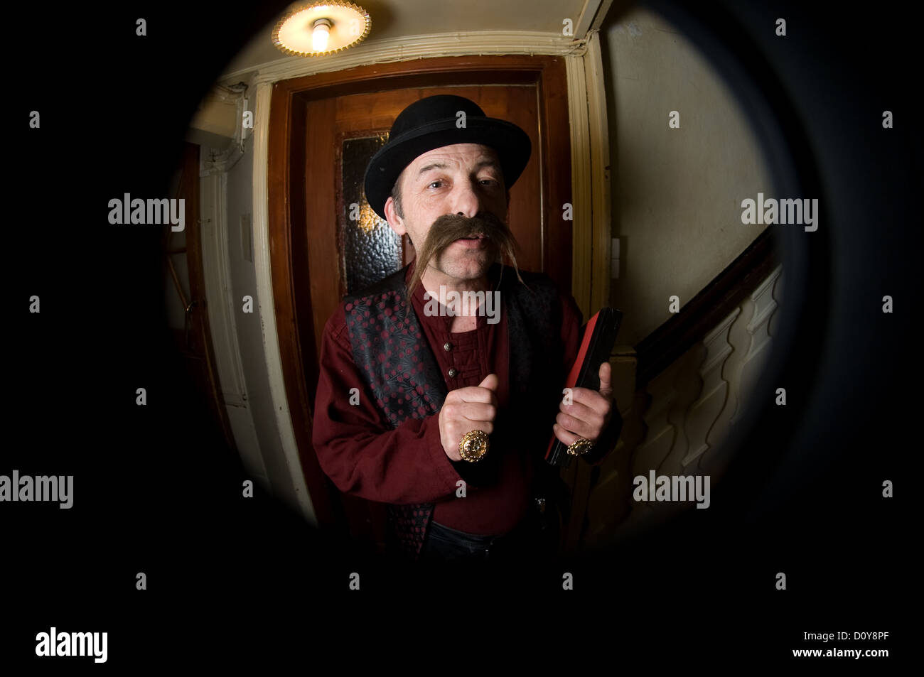 Freiburg, Germany, a shrewd man is on your doorstep Stock Photo - Alamy