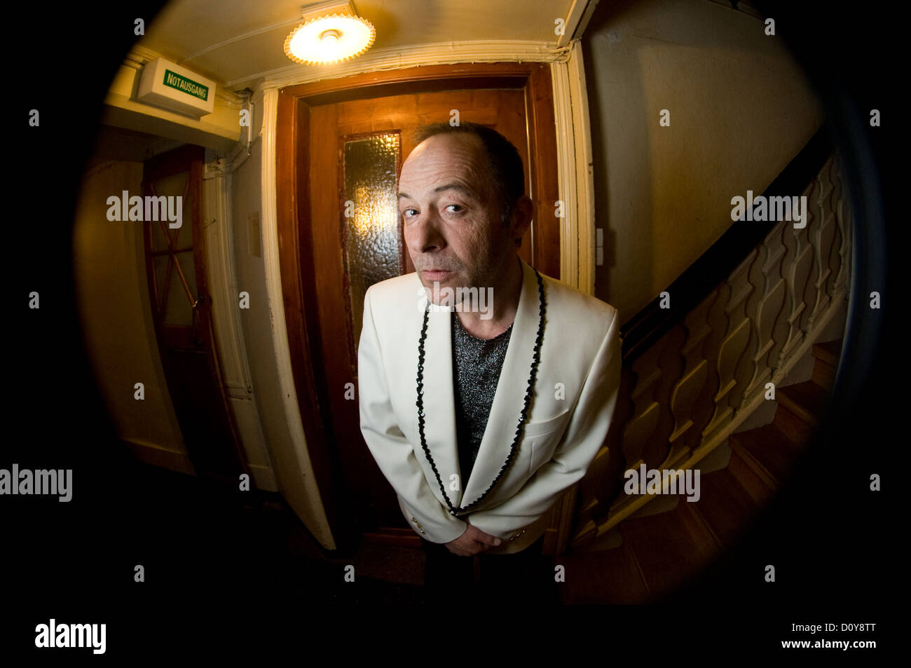 Freiburg, Germany, sneaky-looking man stands on your doorstep Stock ...