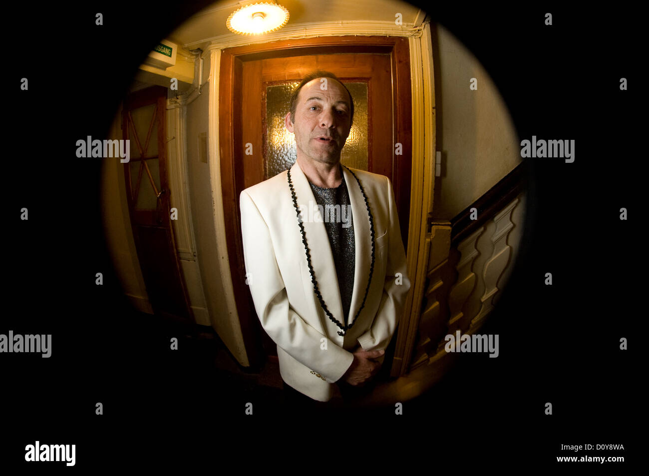 Freiburg, Germany, sneaky-looking man stands on your doorstep Stock ...
