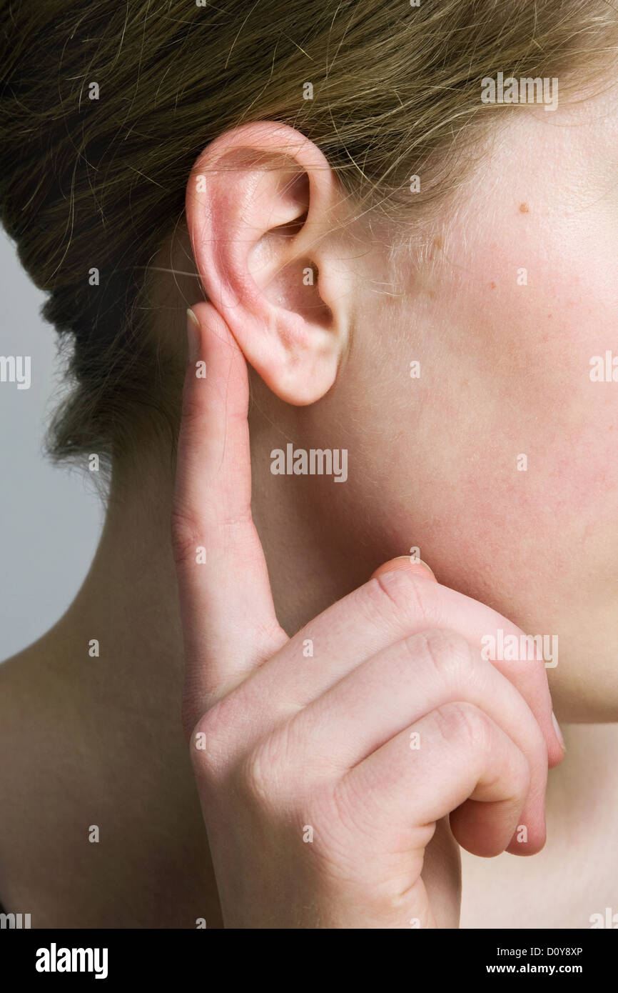 Berlin, Germany, a woman's ear Stock Photo - Alamy