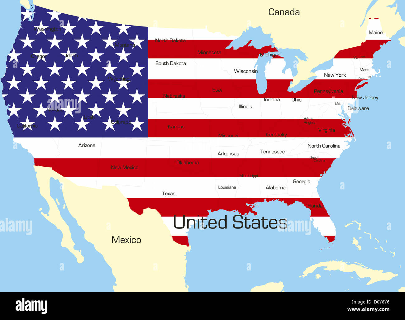 Union washington state map hi-res stock photography and images - Alamy