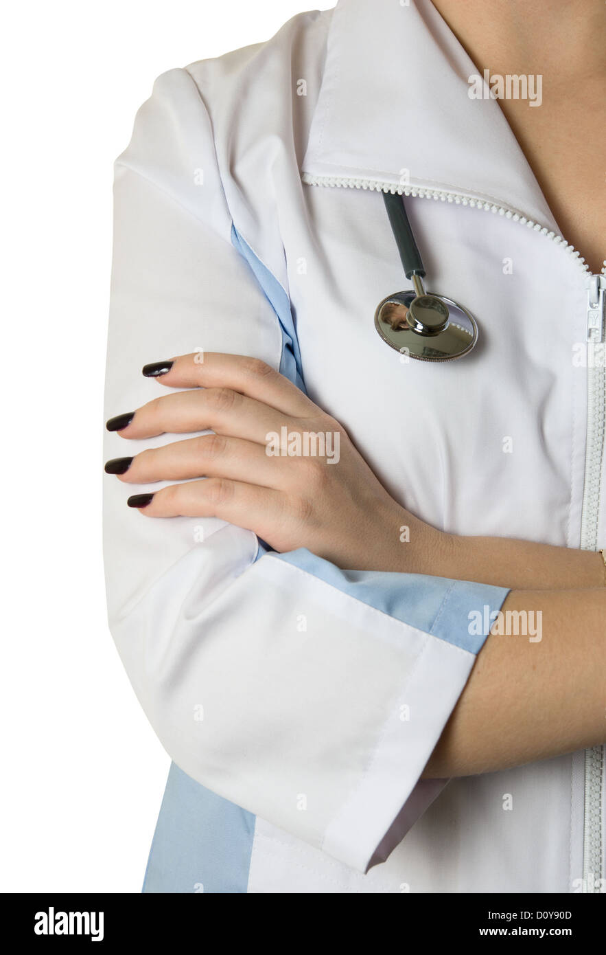 nurse uniform and stethoscope Stock Photo - Alamy