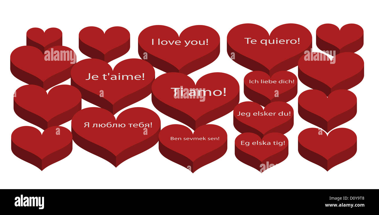 A lot of hearts Stock Photo - Alamy