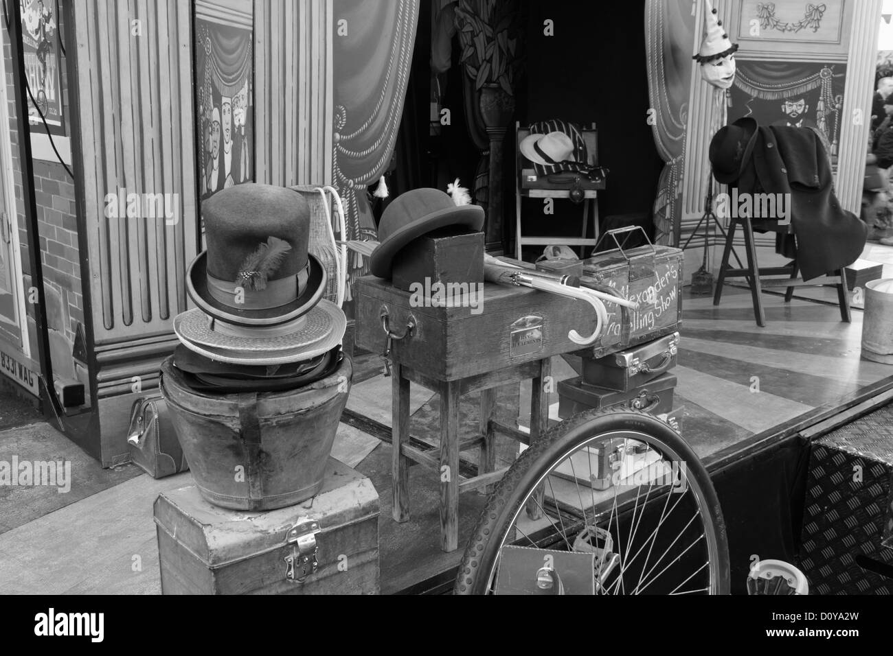 Victorian hats & props Stock Photo - Alamy