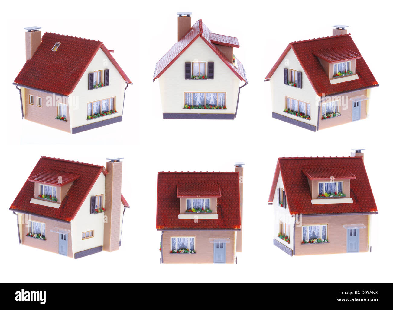 Small paper house Cut Out Stock Images & Pictures - Alamy