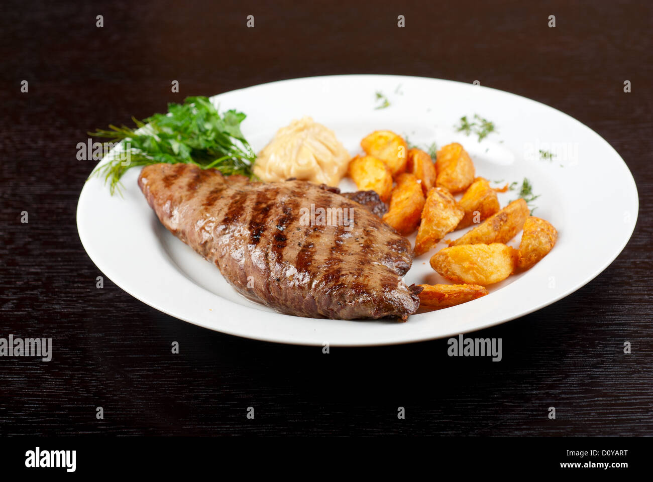 Juicy beef steak Stock Photo - Alamy
