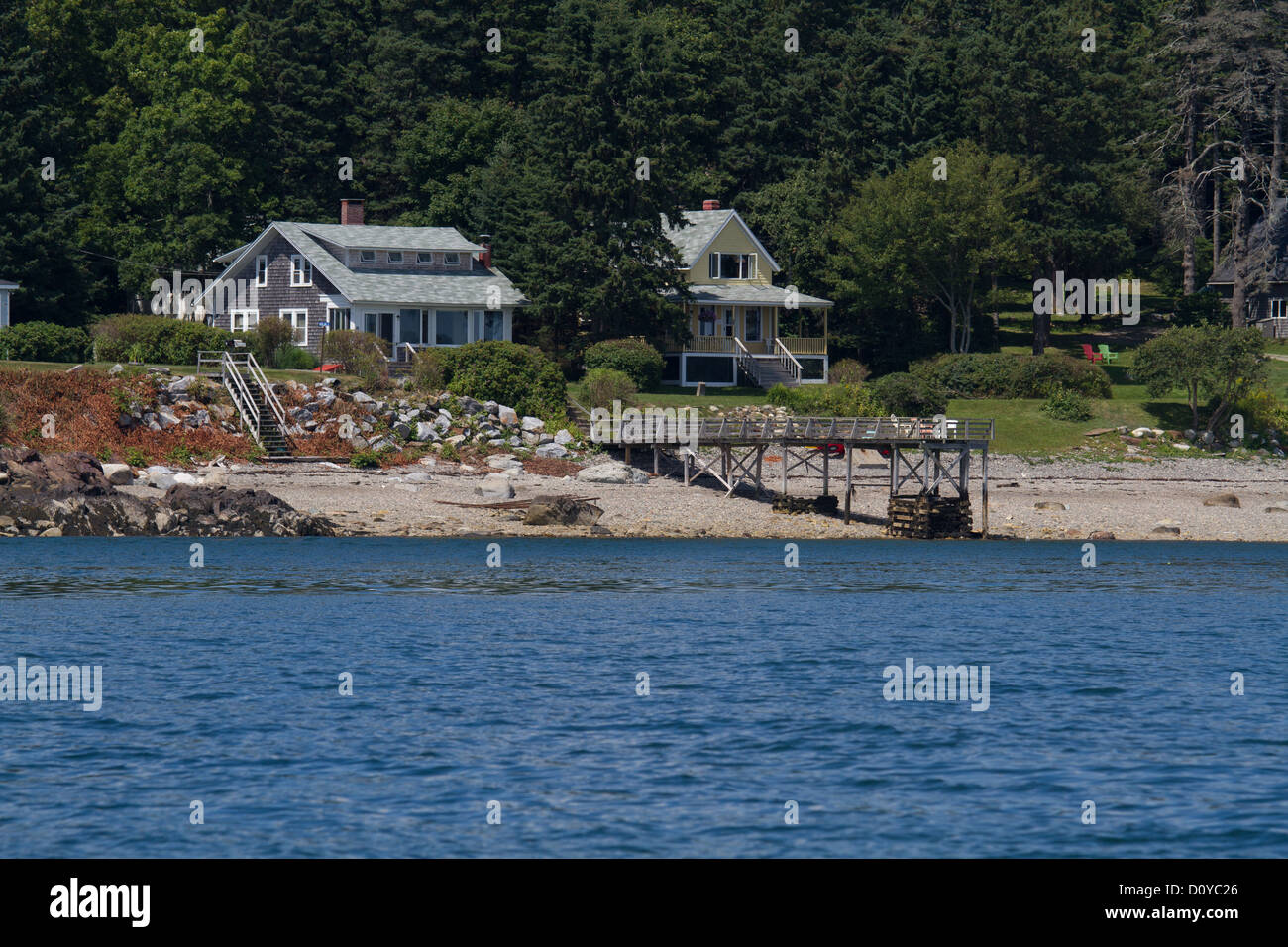 House on the Shore Stock Photo - Alamy