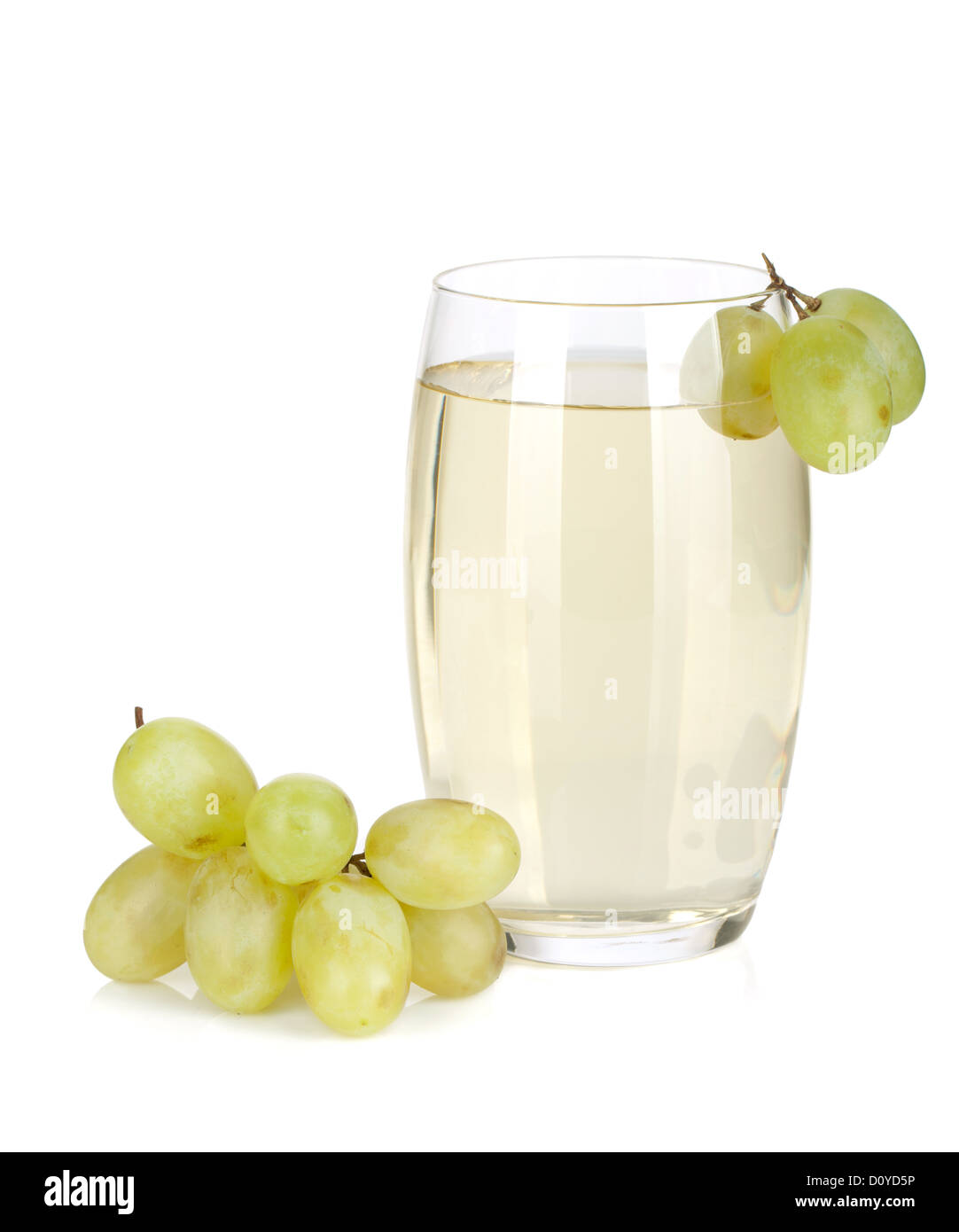Glass of grape juice. Isolated on white background Stock Photo - Alamy
