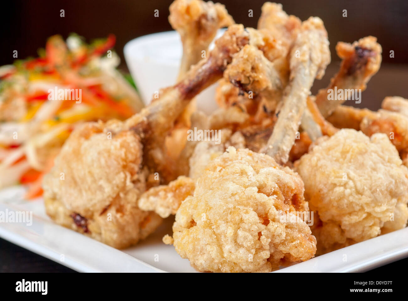 Fried chicken wings Stock Photo - Alamy
