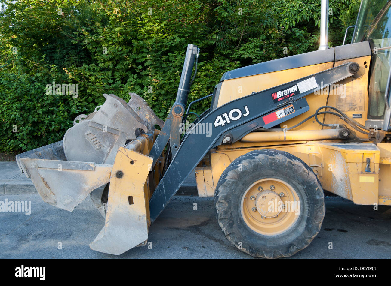 Front end loader truck Stock Photo - Alamy