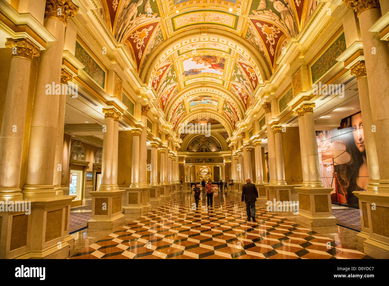 Venetian resort vegas interior hi-res stock photography and images - Alamy